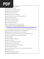 Daniel Caesar's "Transform" Lyrics Meaning | PDF