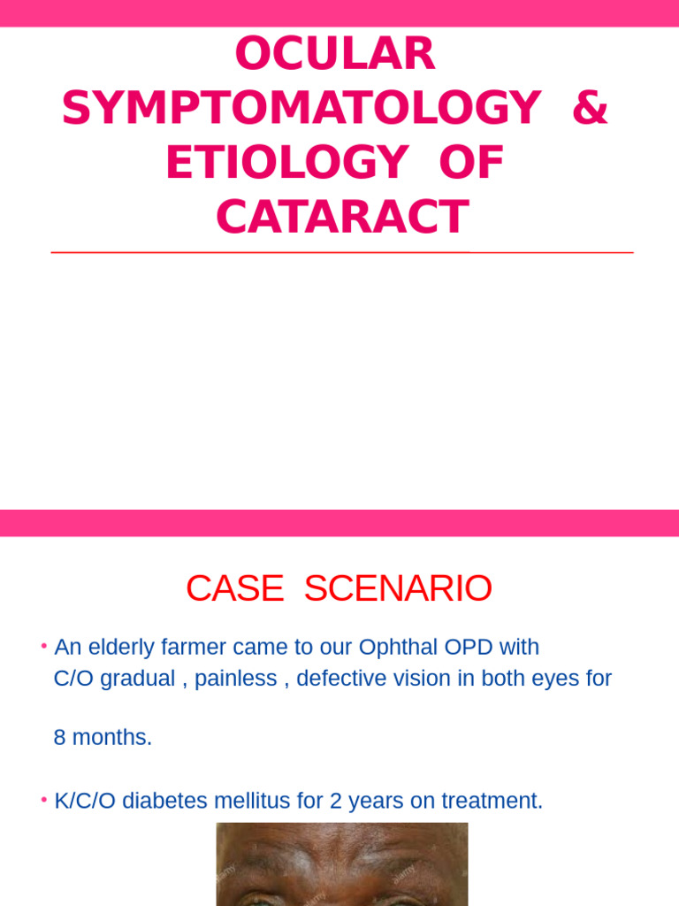 Cataract: Symptoms and Causes Explained | PDF | Cataract | Glaucoma