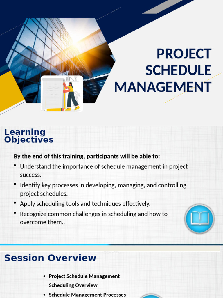 Project Schedule Management Techniques | PDF | Project Management ...