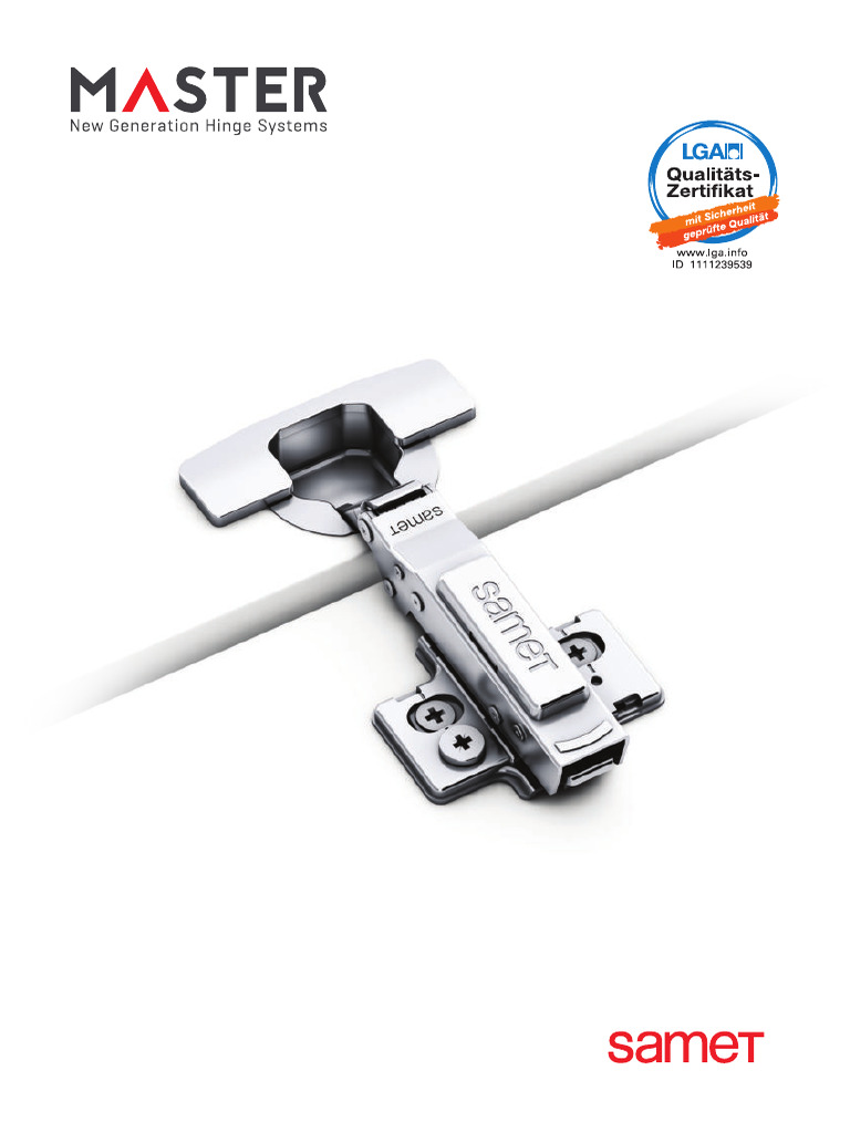 Master Soft-Close Hinge Overview | PDF