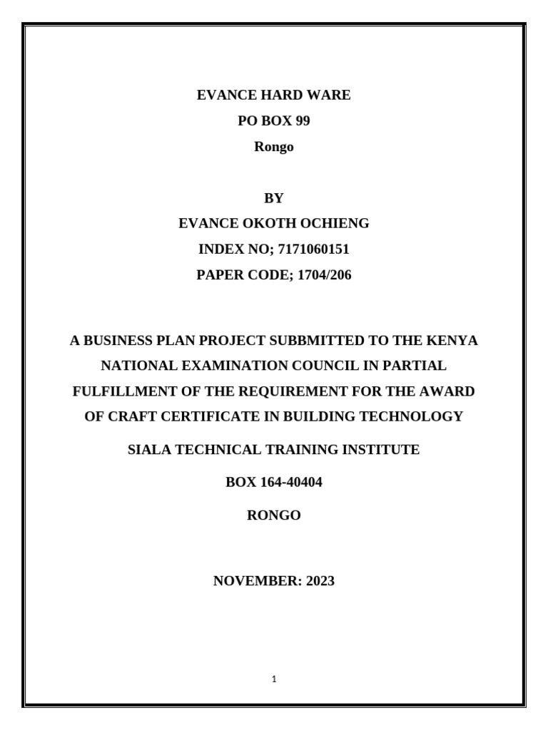 Evance Okoth | PDF | Book Value | Depreciation