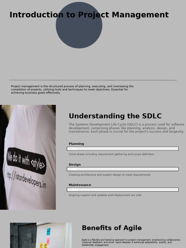 Project Management, SDLC, Agile | PDF