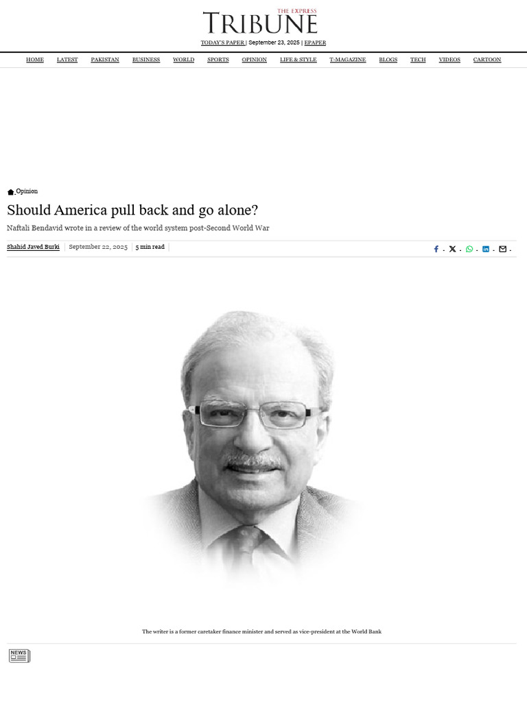 Should America Pull Back and Go Alone | PDF | Political Science ...