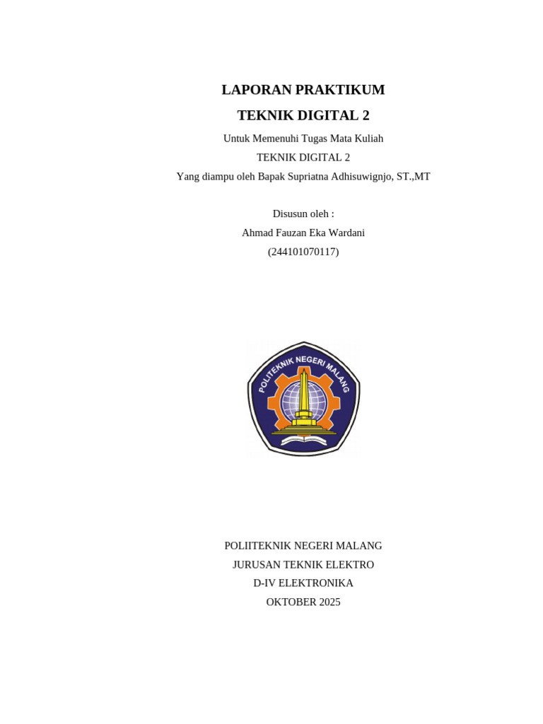 Modulo-N Counter dengan IC 74LS93 | PDF
