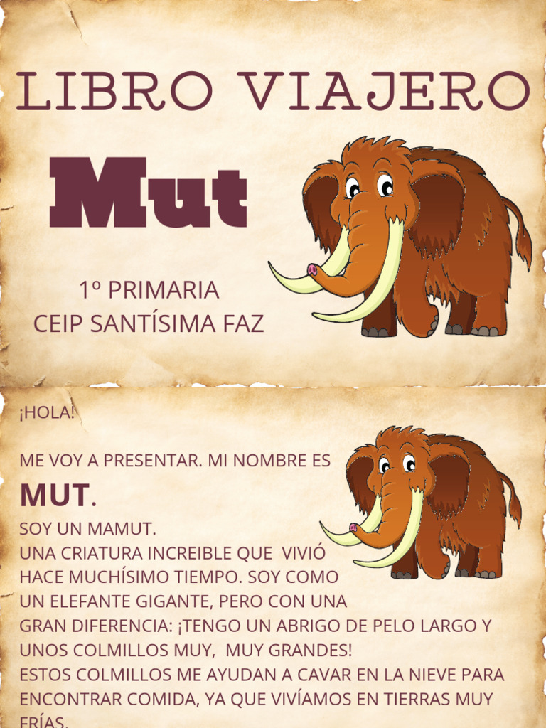 Aventura Educativa con el Mamut Mut | PDF