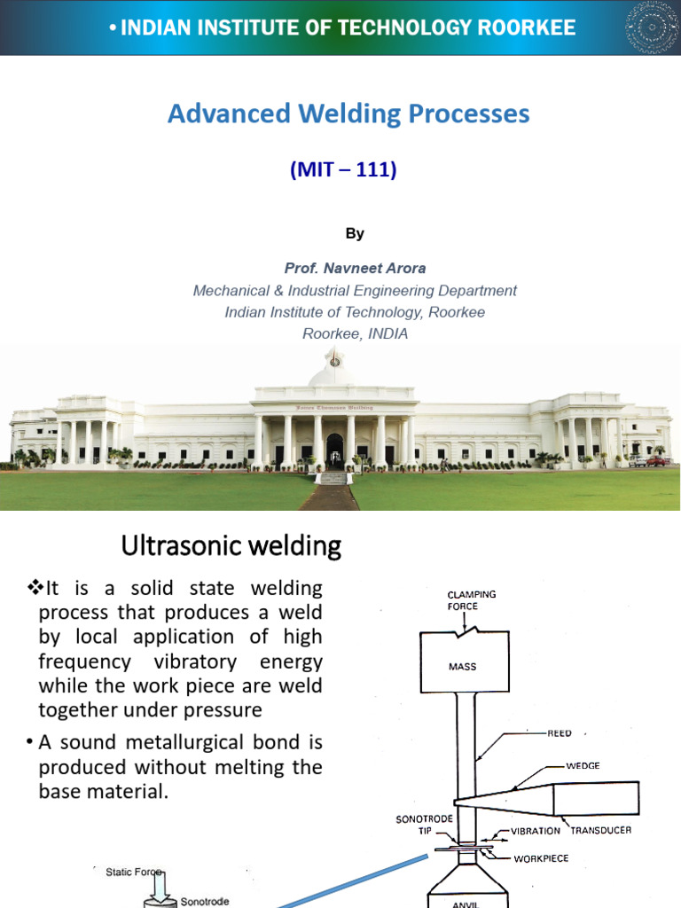 MIT-111 - Solid State Welding | PDF | Welding | Construction