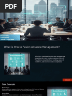 Oracle Fusion HCM Absence Management Guide | PDF | Employment ...