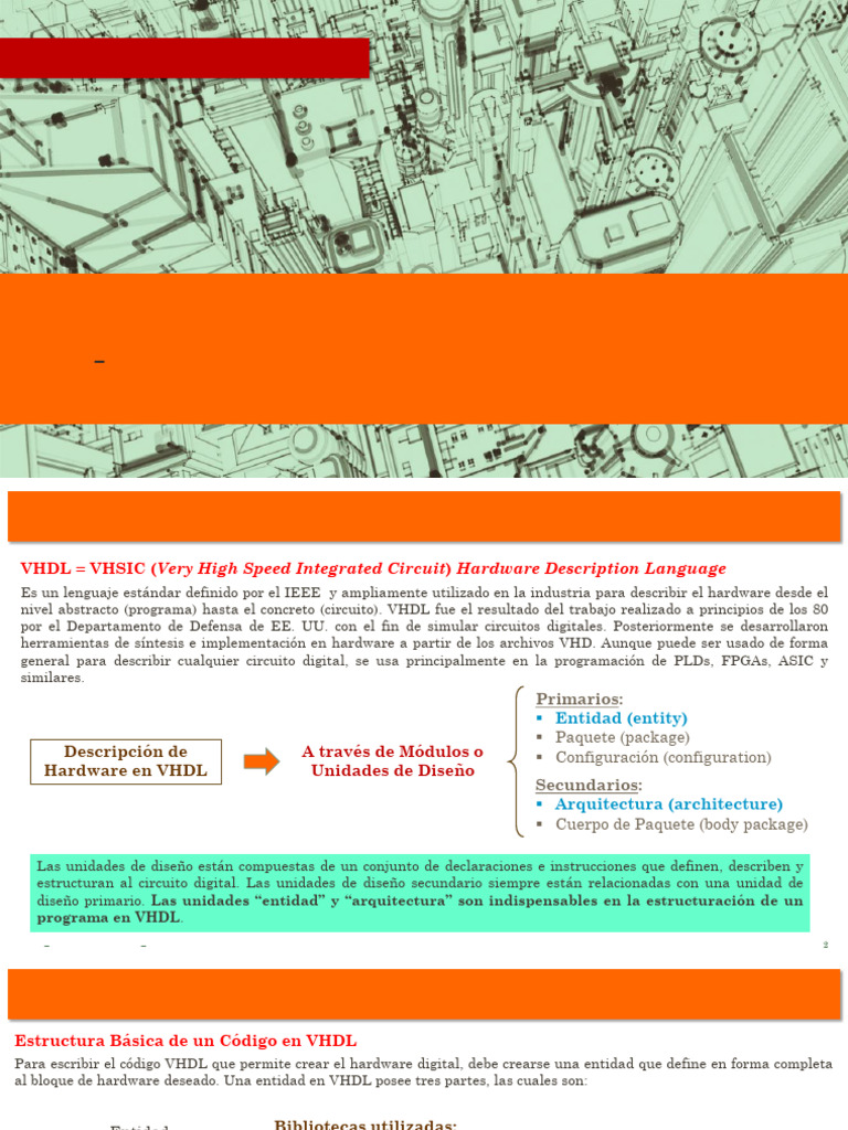 4_Programación en VHDL | PDF | Vhdl | Tecnologías de la información