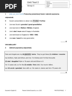Isucceed - A1 - Unit 2 - Quick Grammar Test 2 - Group - A - Final | PDF
