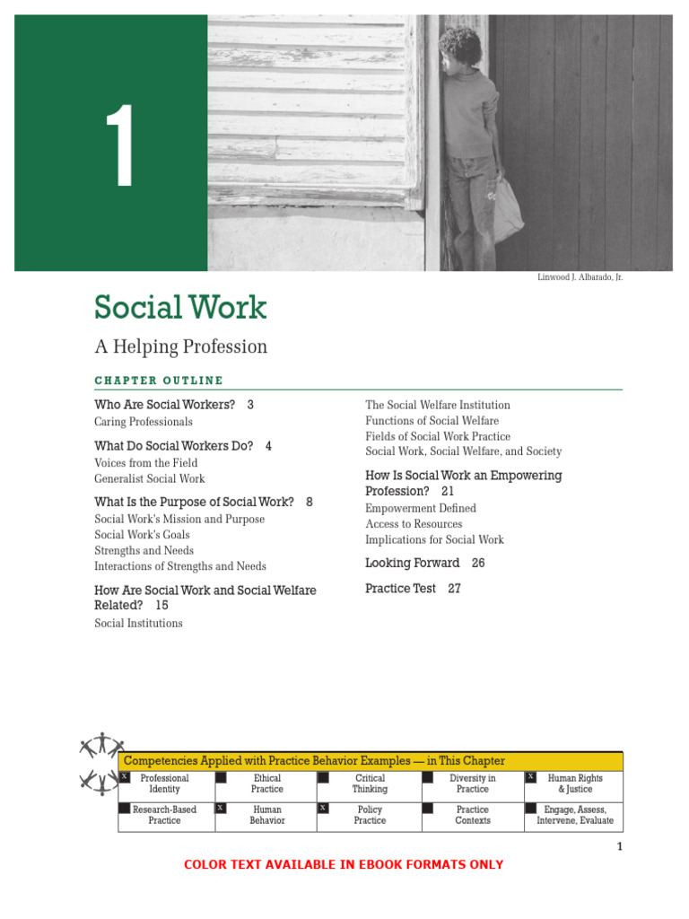 Understanding Social Work's Role and Impact | PDF | Social Work | Self ...