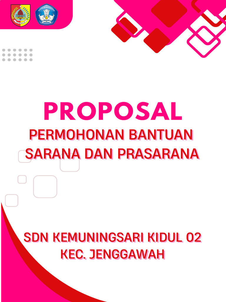 Merah Putih Simpel Cover Proposal Pengajuan Dana Dokumen A4 | PDF