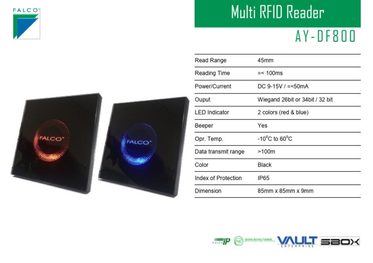 Multi RFID Reader Specifications | PDF