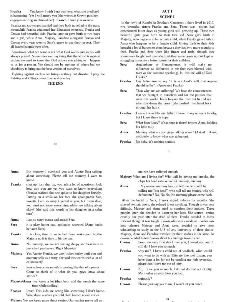 Will The Sun Still Shine Besong Ruth Editable | PDF