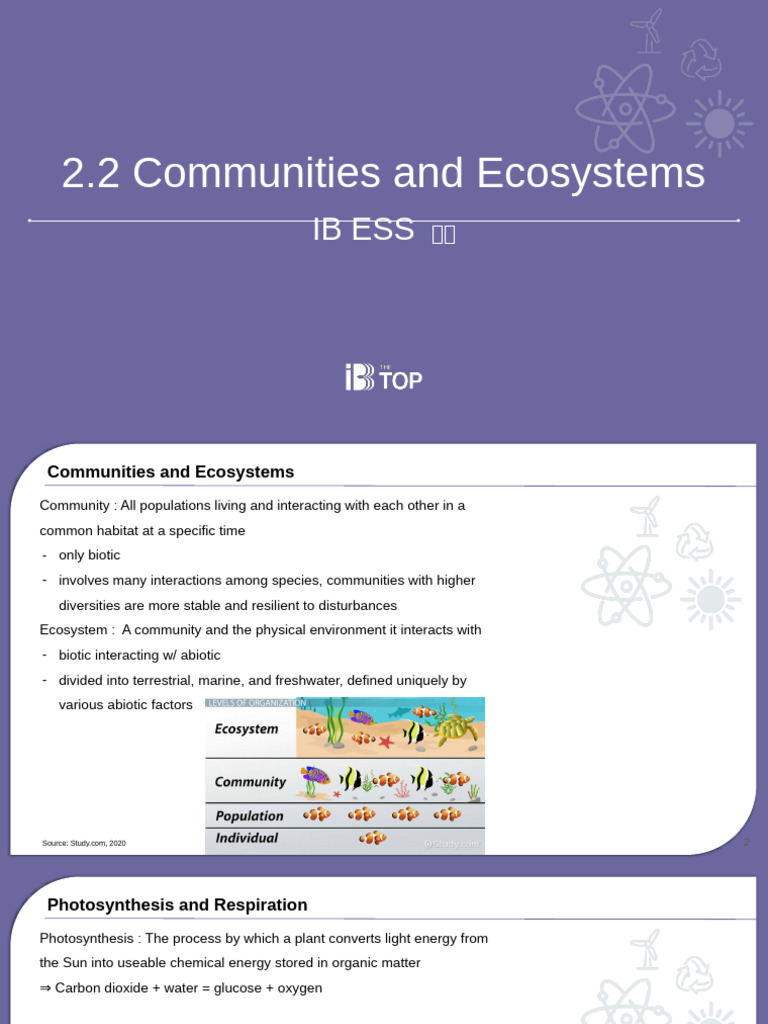 Communities and Ecosystems Overview | PDF | Food Web | Ecosystem