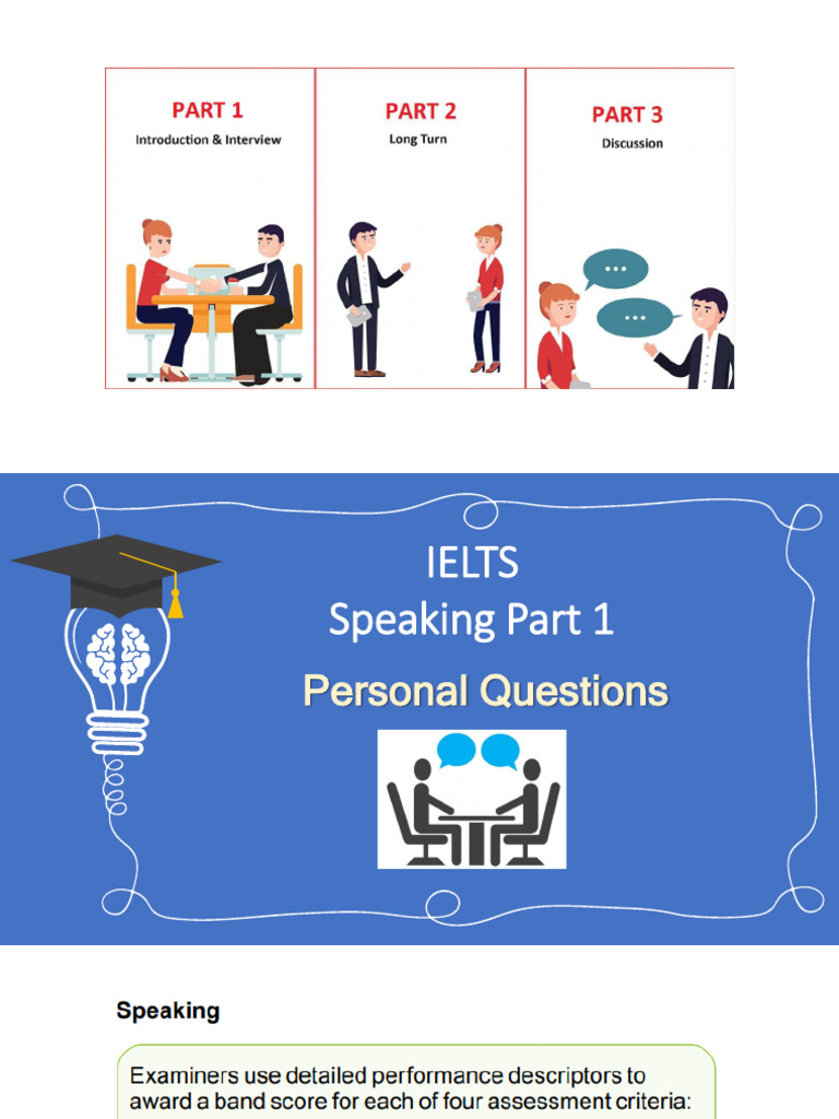 IELTS Speaking Part 1: Personal Questions Guide | PDF