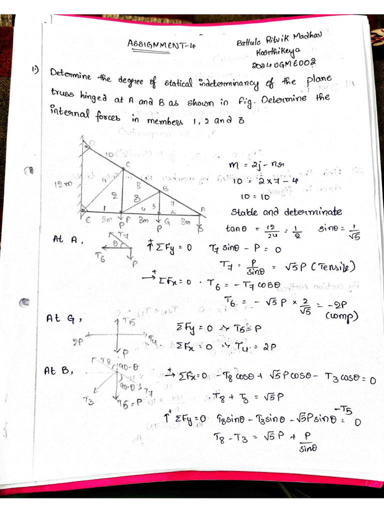 Assignment 4 Mechanics | PDF
