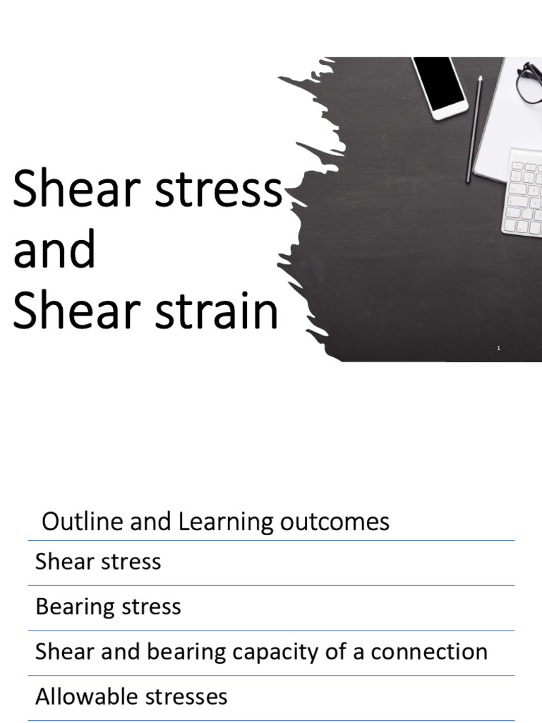 Shear and Bearing Stress Analysis | PDF | Young's Modulus | Strength Of ...