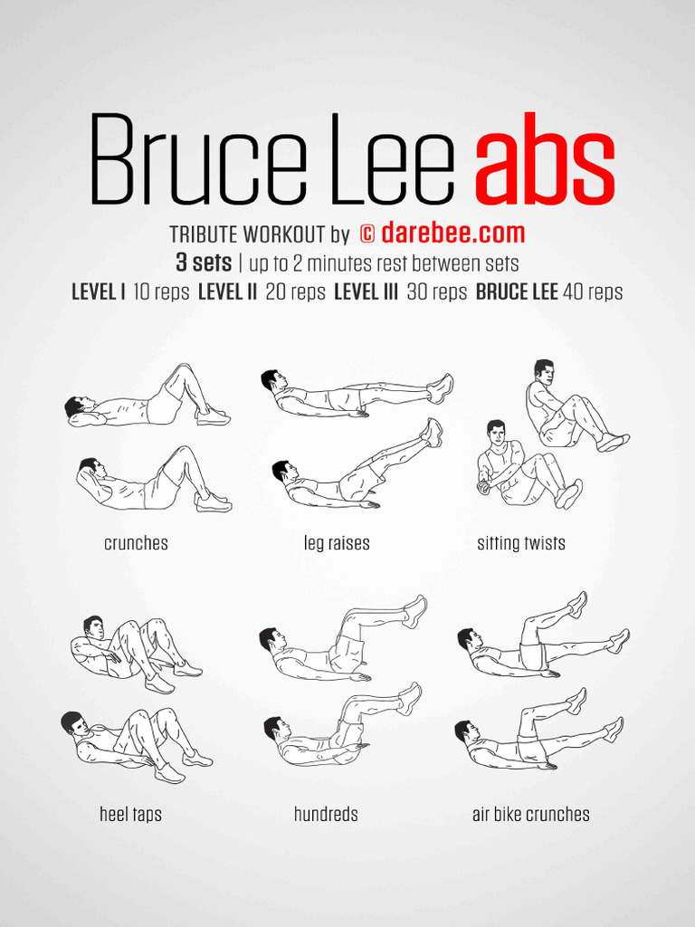 Bruce Lee Abs Workout | PDF