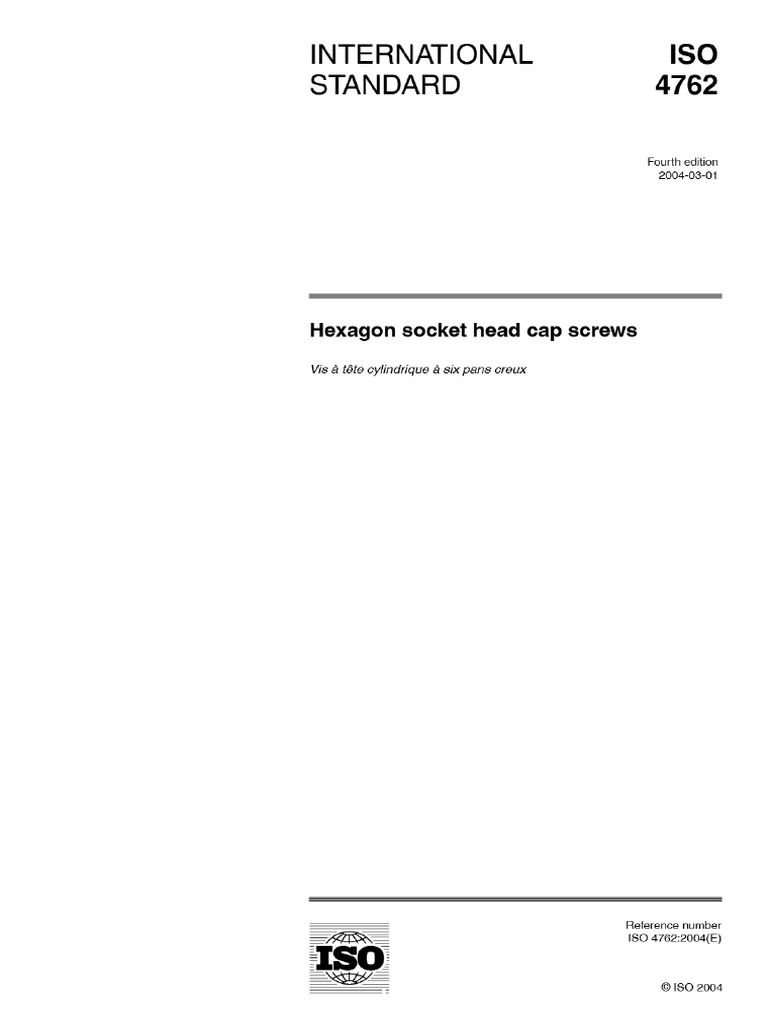 Iso 4762 | PDF