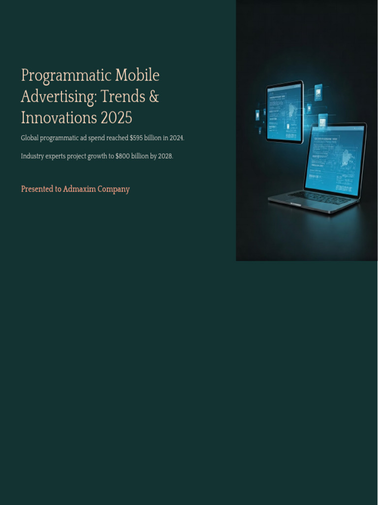 Programmatic Mobile Advertising Trends and Innovations 2025 PDF | PDF ...