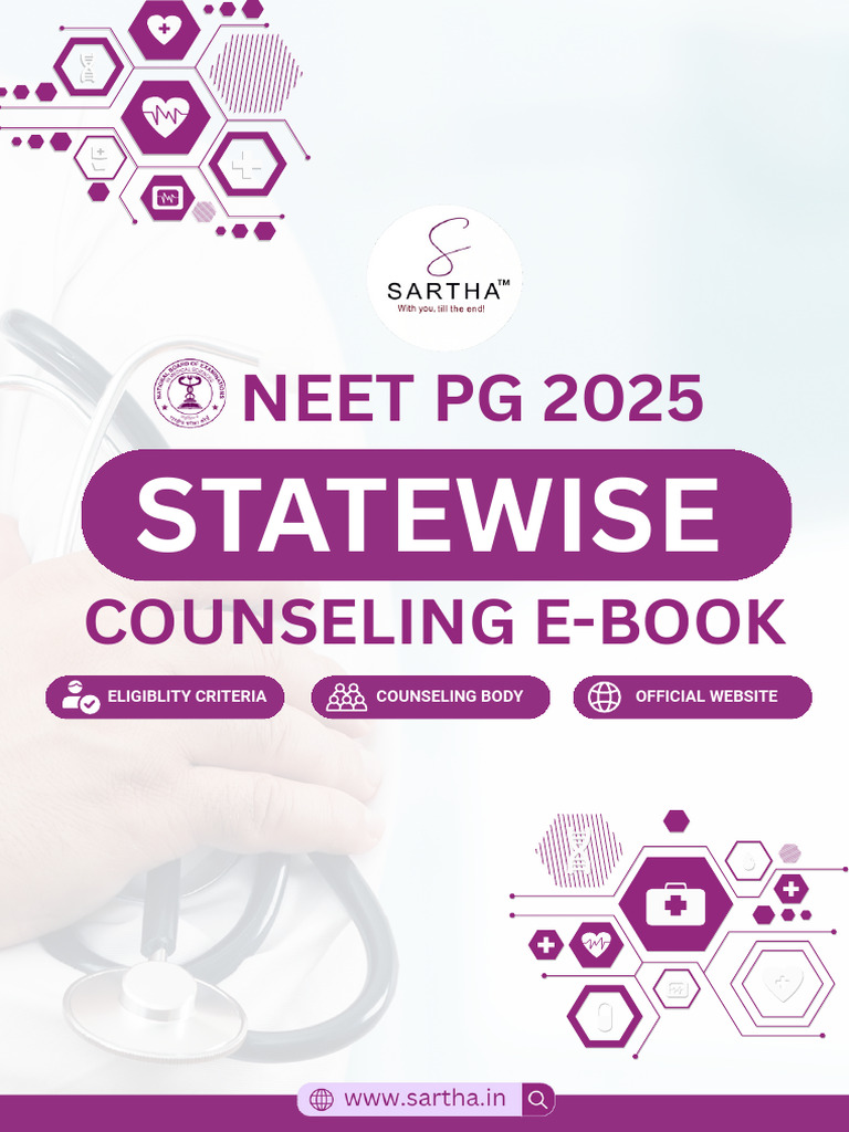 Neet PG Statewise Eligiblity Ebook Sartha | PDF | Educational Stages | Academia