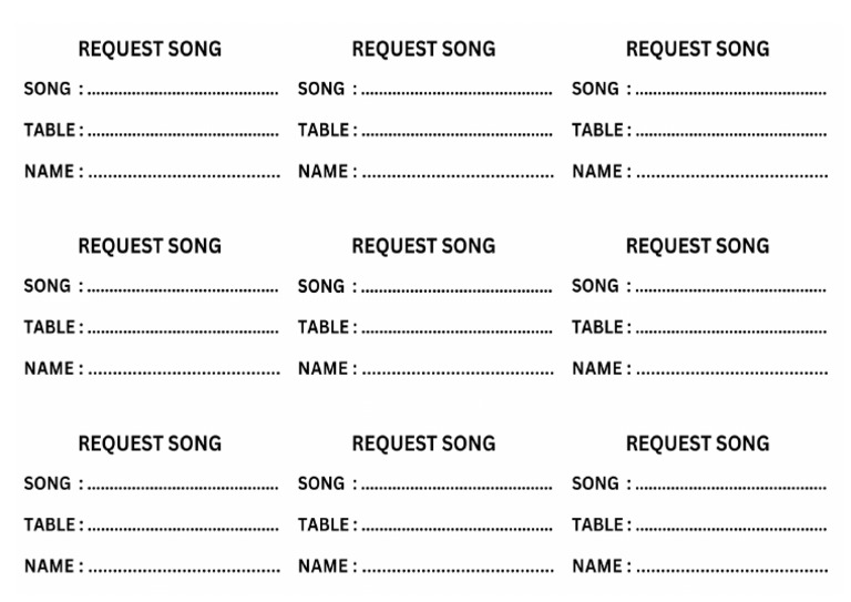 Request Lagu | PDF