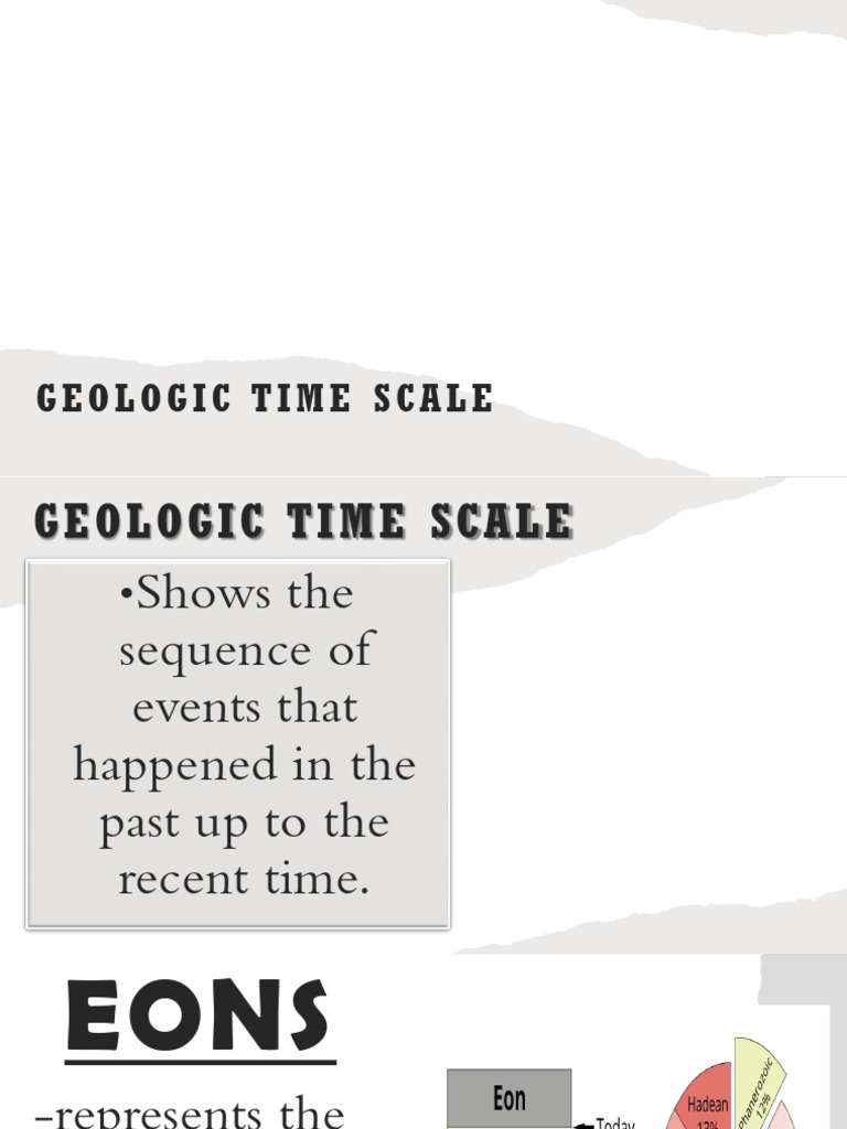 Geologic Time Scale Overview | PDF | Nature | Stratigraphy
