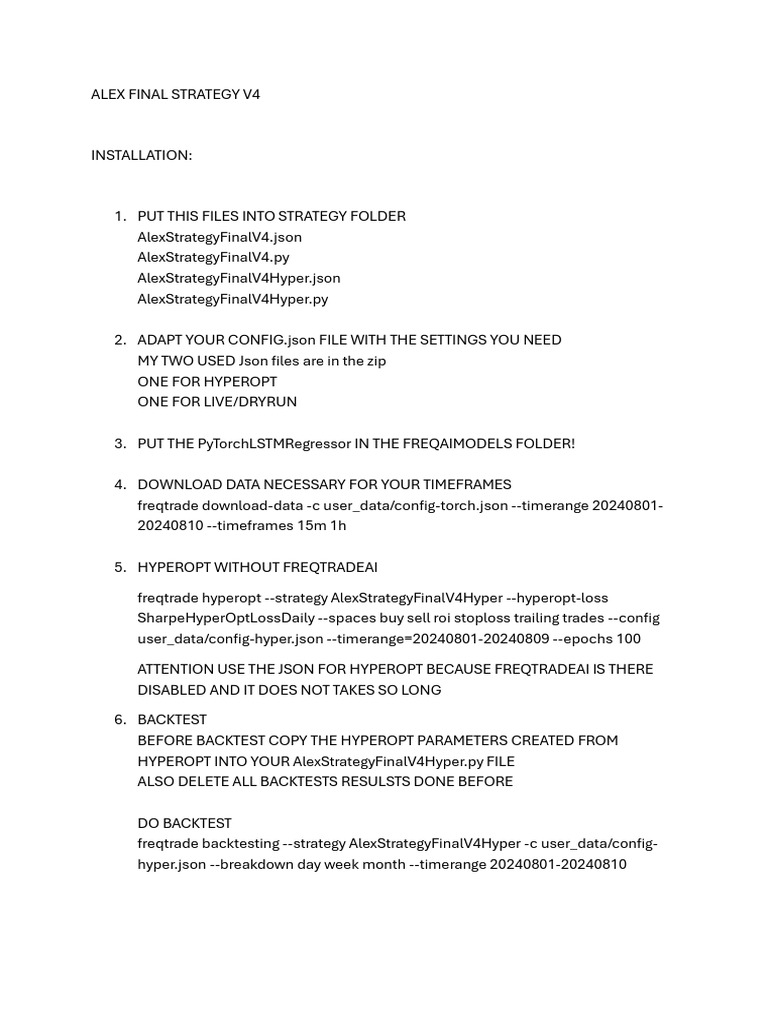Alex FInal Strategy V4 FAQ | PDF
