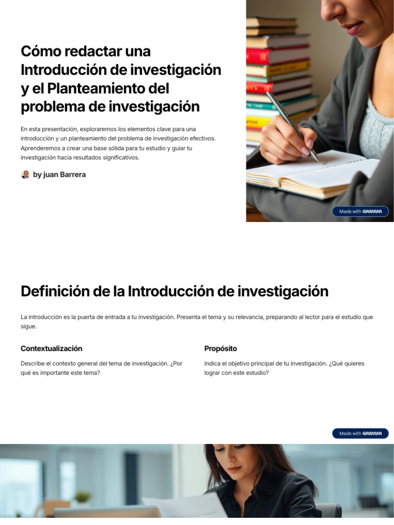 Cómo redactar introducciones de investigación | PDF | Aprendizaje ...