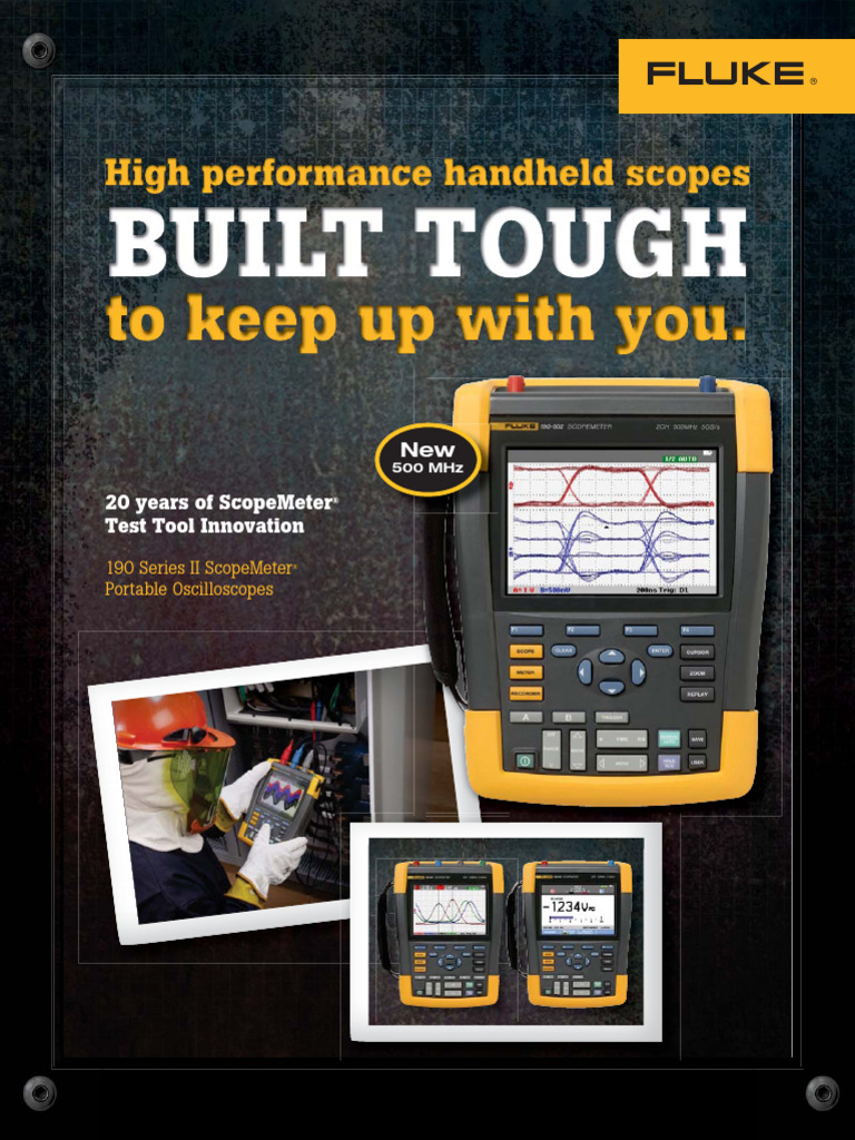 Fluke 190 Series Scopemeter Family | PDF | Electrical Engineering ...