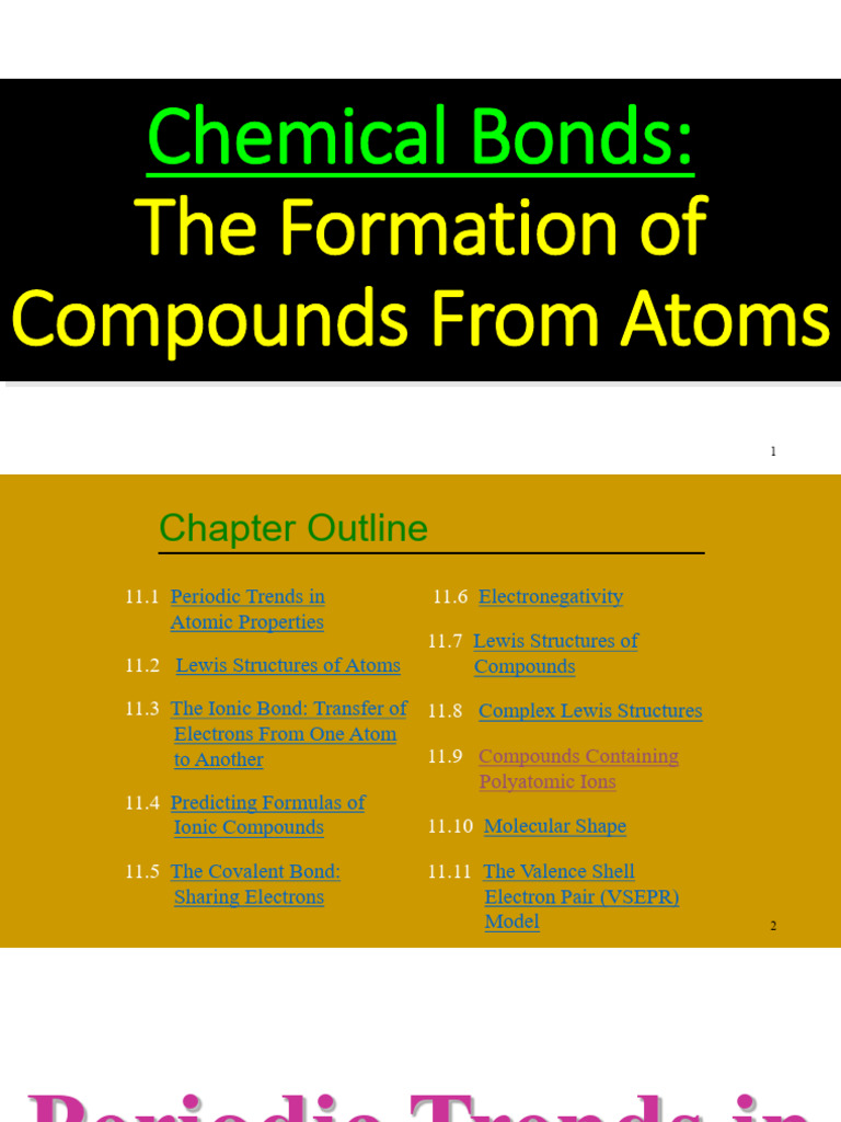 Chemical Bonding Concepts for Grade 12 | PDF | Chemical Bond | Chemical ...
