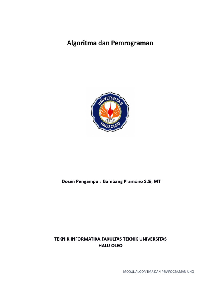 Algoritma Dan Pemograman C++ | PDF
