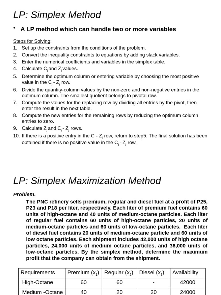 Linear ProgrammingGraphical Simplex Methods 2045-11-2pm | PDF | Mathematical Optimization