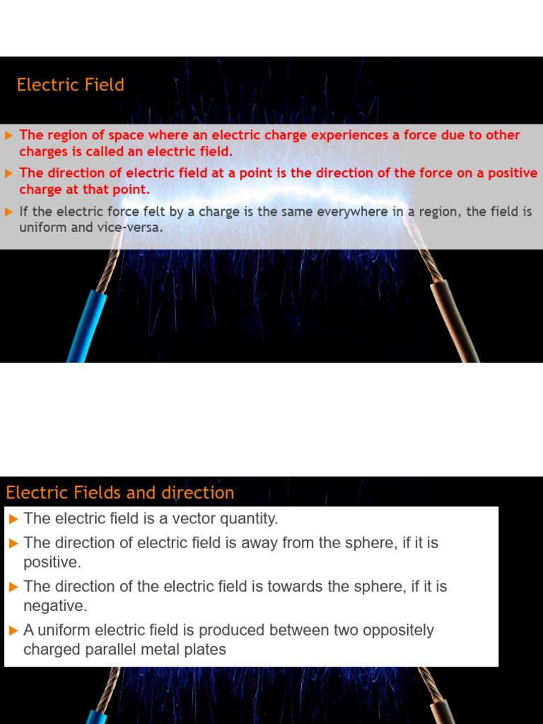 Understanding Electric Fields and Forces | PDF