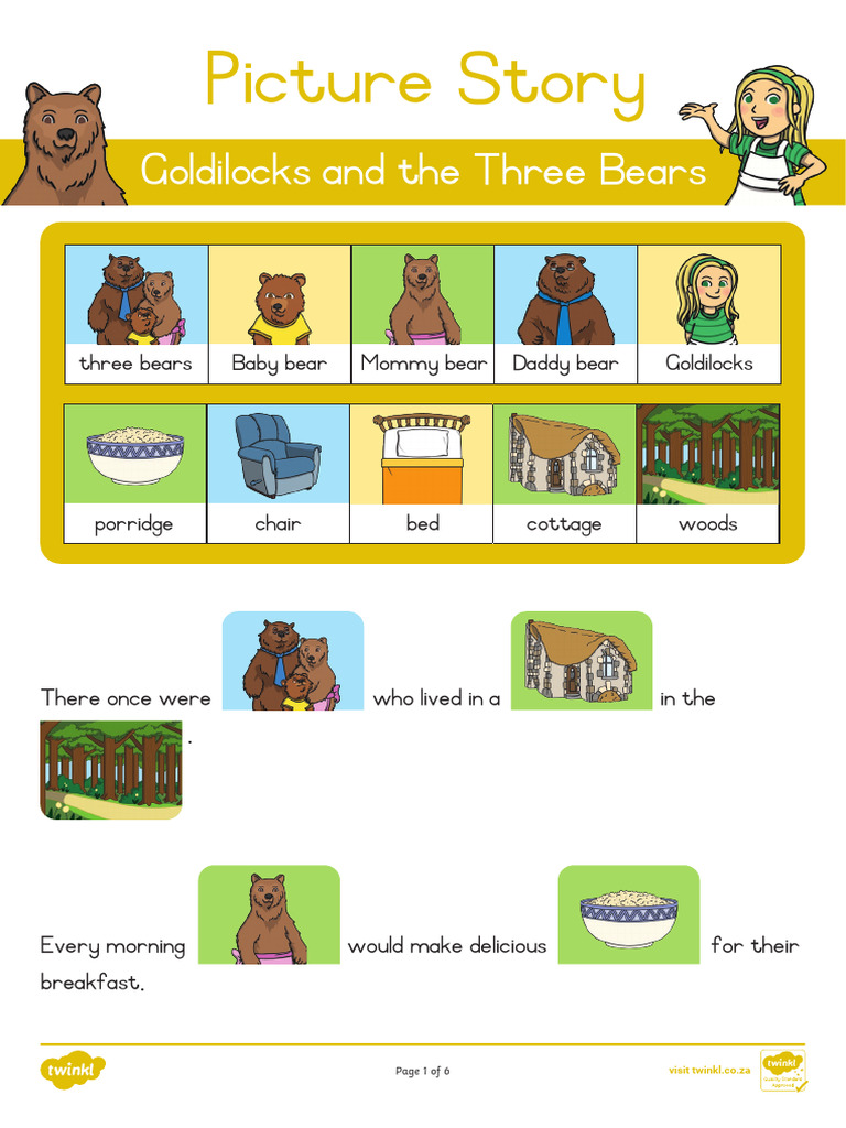 Za HL 1715863915 Picture Story Goldilocks and The Three Bears Ver 2 ...