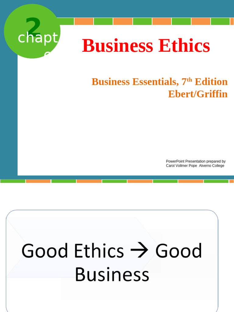 Chapter 2 Busniess Ethics | PDF | Value (Ethics) | Morality