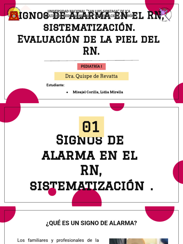 Signos de Alarma en El RN | PDF | Infantes | Enfermedades y trastornos