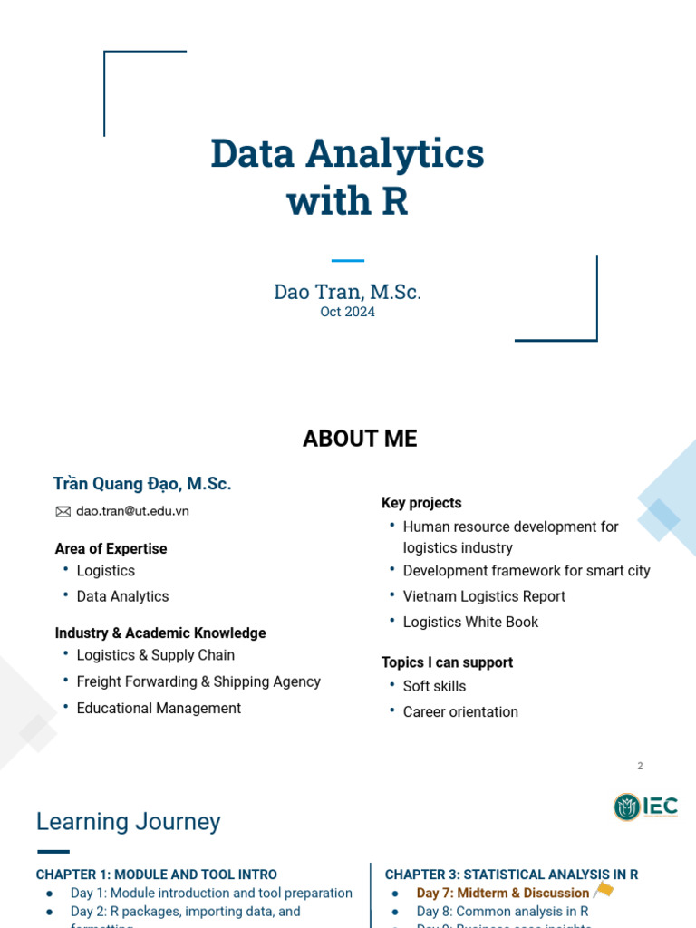 Lesson 1 - Data Analytics - Introduction (Updated Timeline) | PDF ...