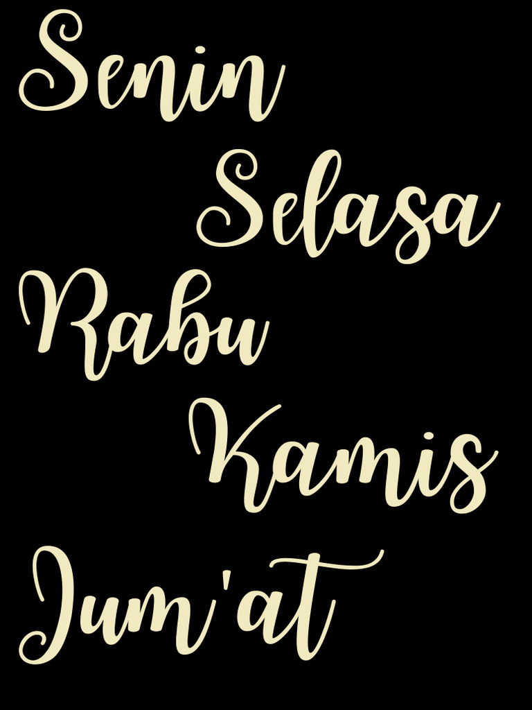 Nama Nama Hari | PDF