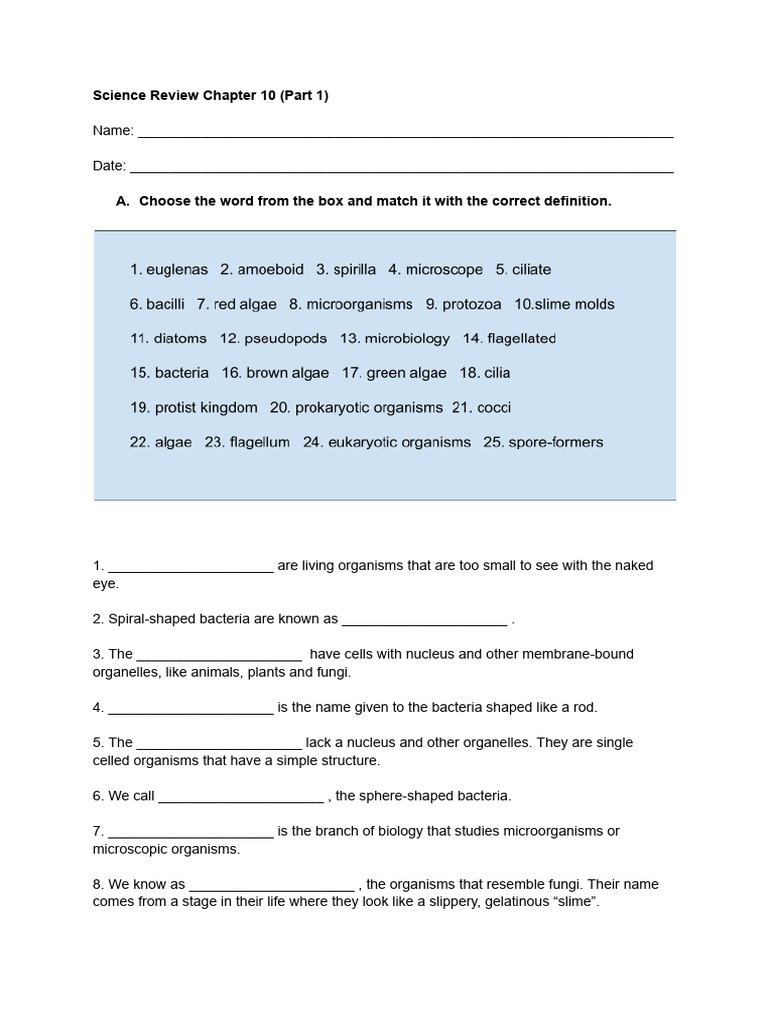 Microorganisms and Microscopes Quiz | PDF | Protozoa | Cell (Biology)