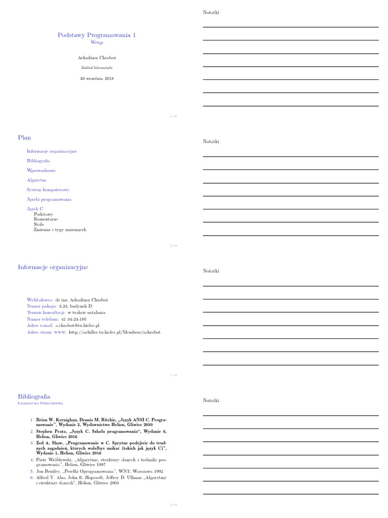 PP1 Handout 1 | PDF