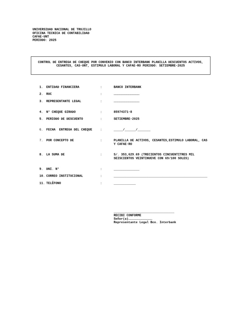 Comprobante Pago Cafae-2025 | PDF | Bancario | Bancos