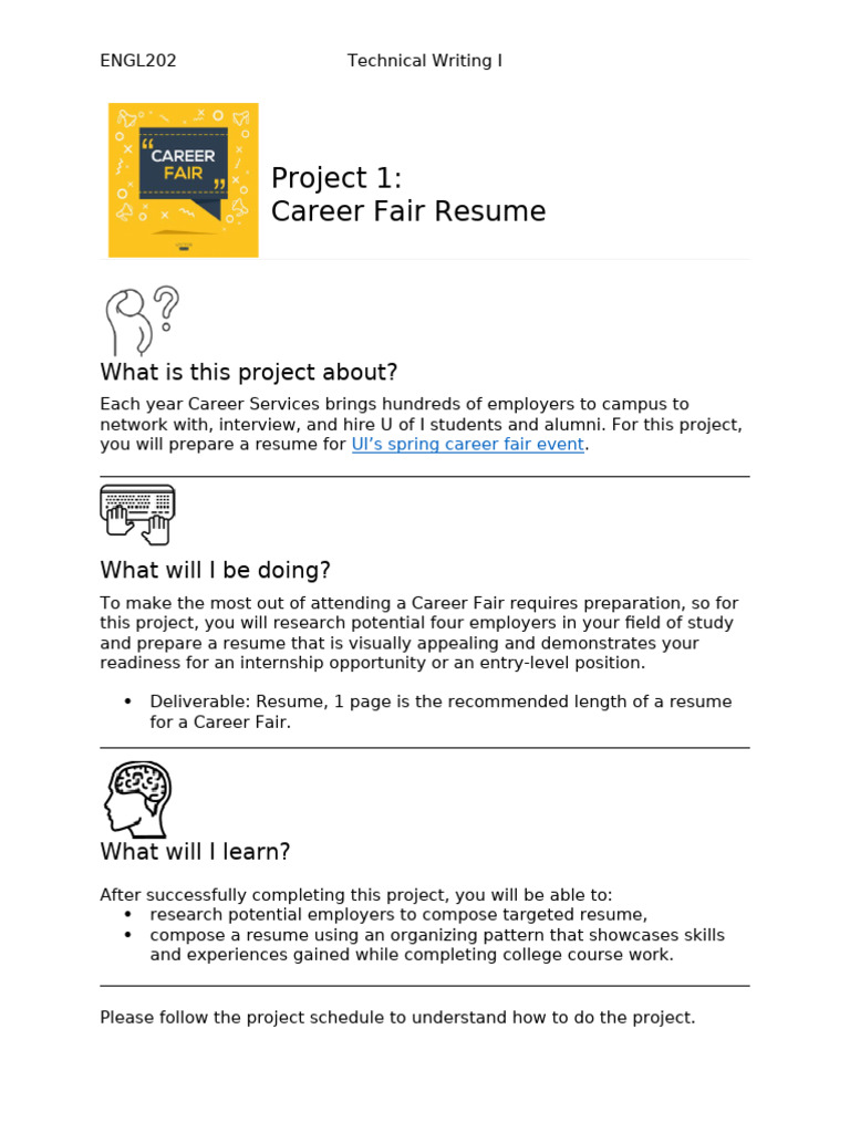 ENGL202 Project1 AssignmentSheet | PDF