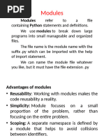 Introduction To Python Module Computer Science Class 11th | PDF