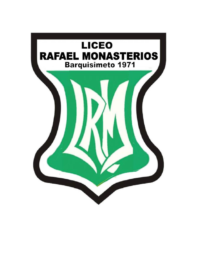 Logo Liceo Rafael Monasterios 1971 | PDF