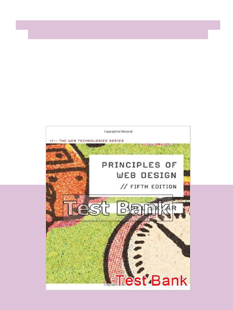 Principles of Web Design The Web Technologies Series 5th Edition Skalar ...