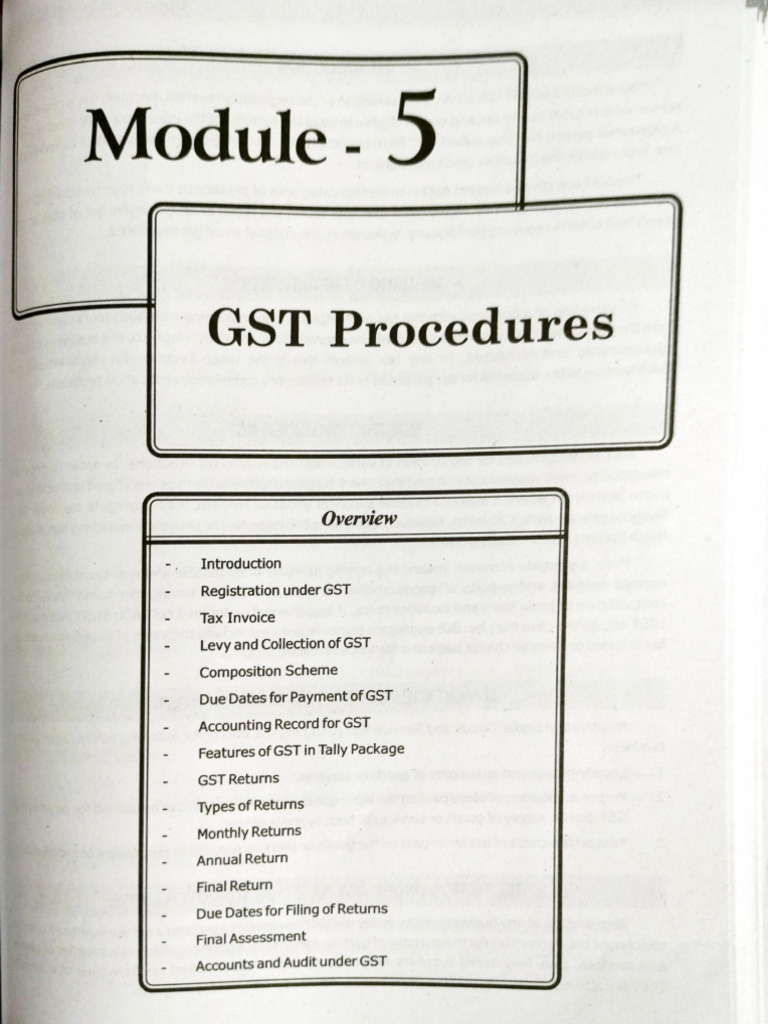 GST Chap 5 | PDF