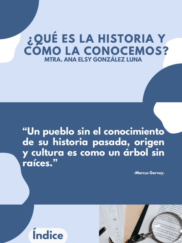 ¿QUÉ ES LA HISTORIA Y CÓMO LA CONOCEMOS | PDF | Testimonio | Educación ...