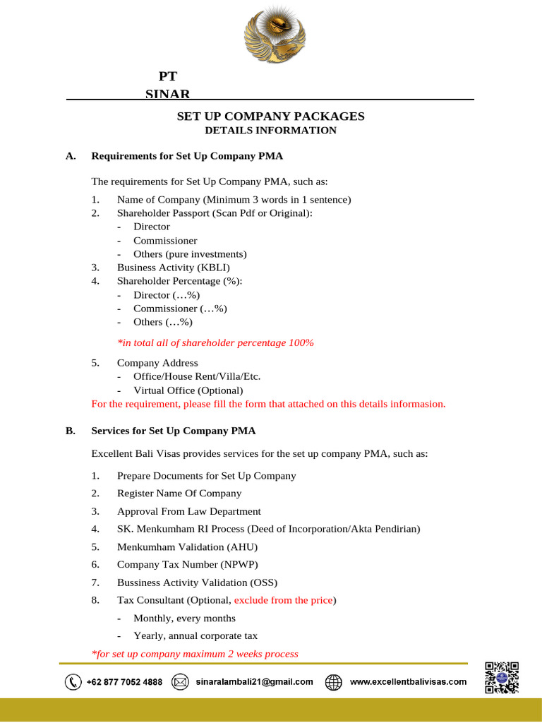 Set Up Company Registration Form | PDF