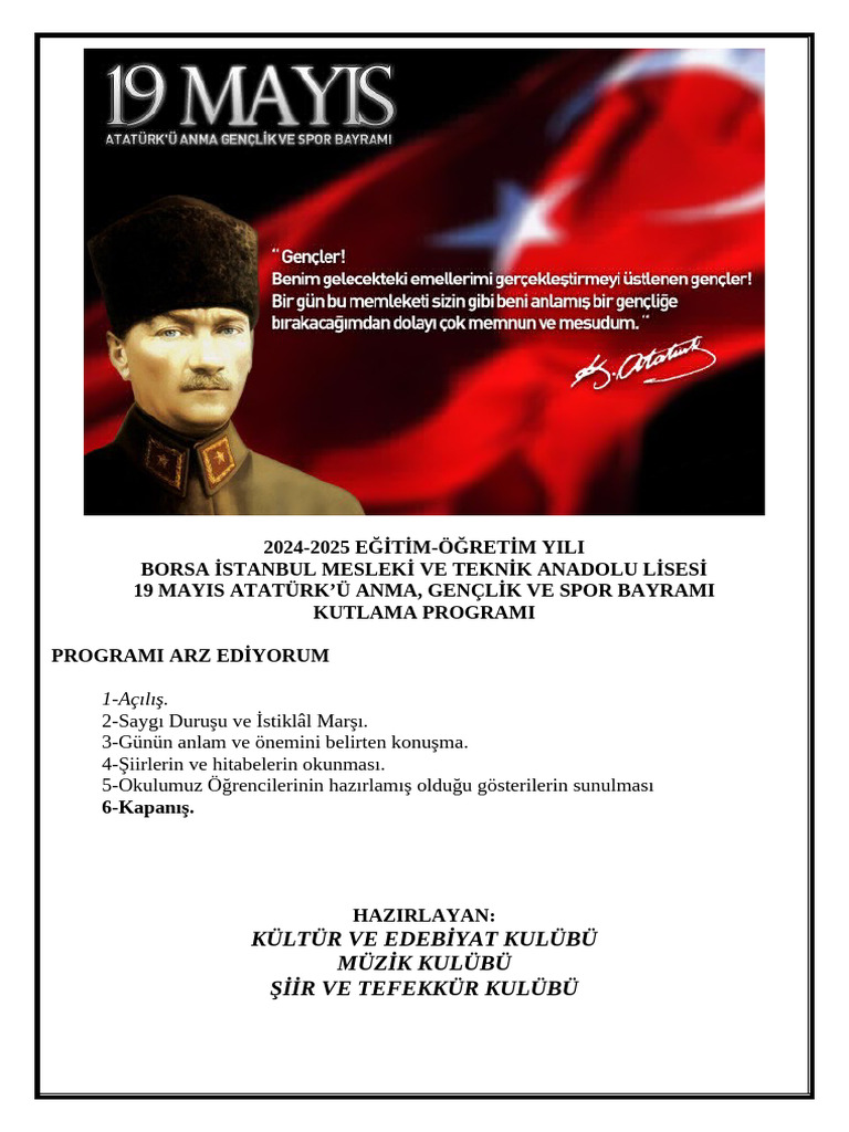 19 Mayis | PDF